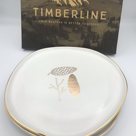 Timberline | Dining | Set Of Two Pine Cone Plates By Timberline | Poshmark